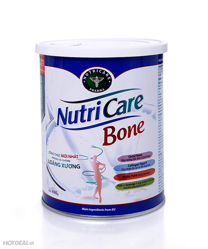 Sữa Nutricare Bone Dinh Dưỡng Tốt Nhất Dành Cho Xương Khớp 400 Gram Cho Người Từ 30 Tuổi